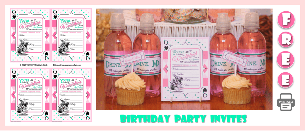 Mad Hatter Tea Party Themed Birthday Party – FREE Printable’s - The ...