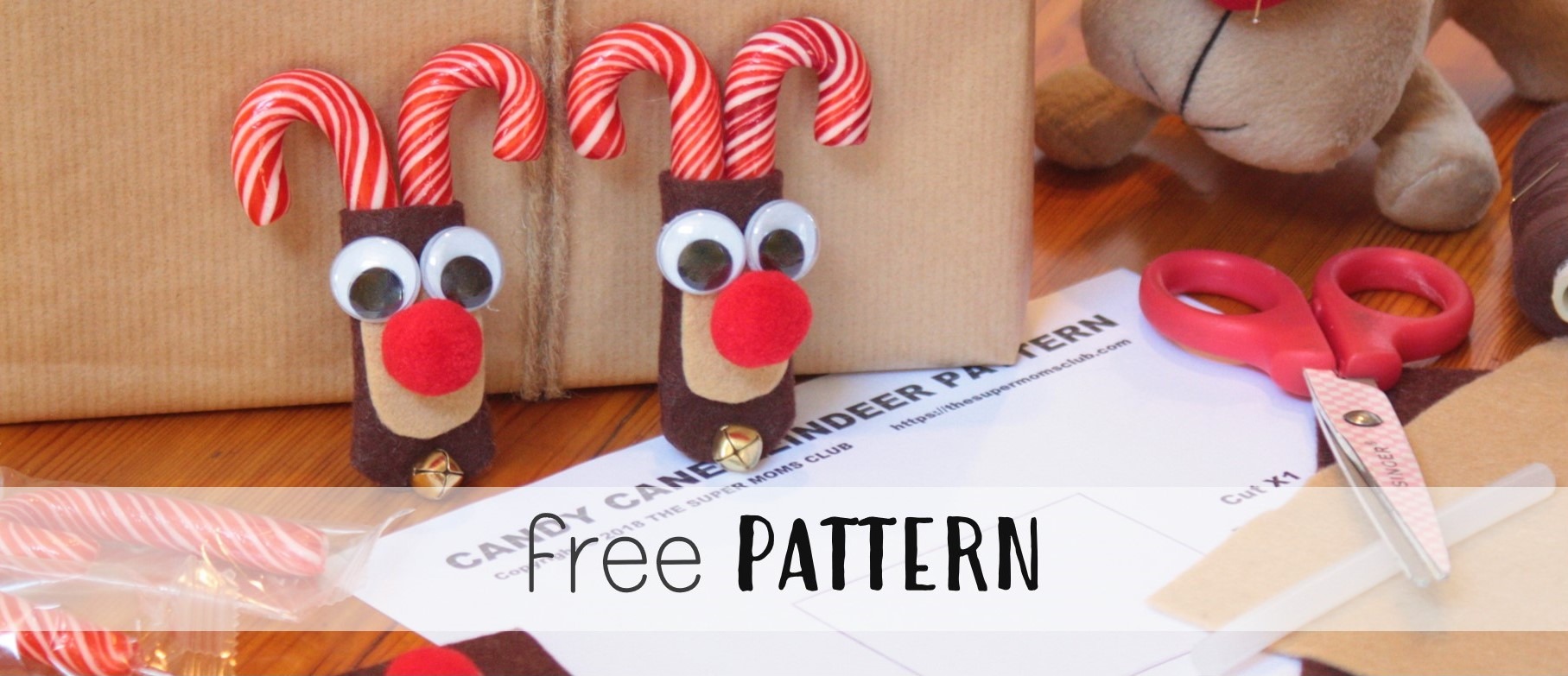 Candy Cane Reindeer Made Easy - The Supermoms Club