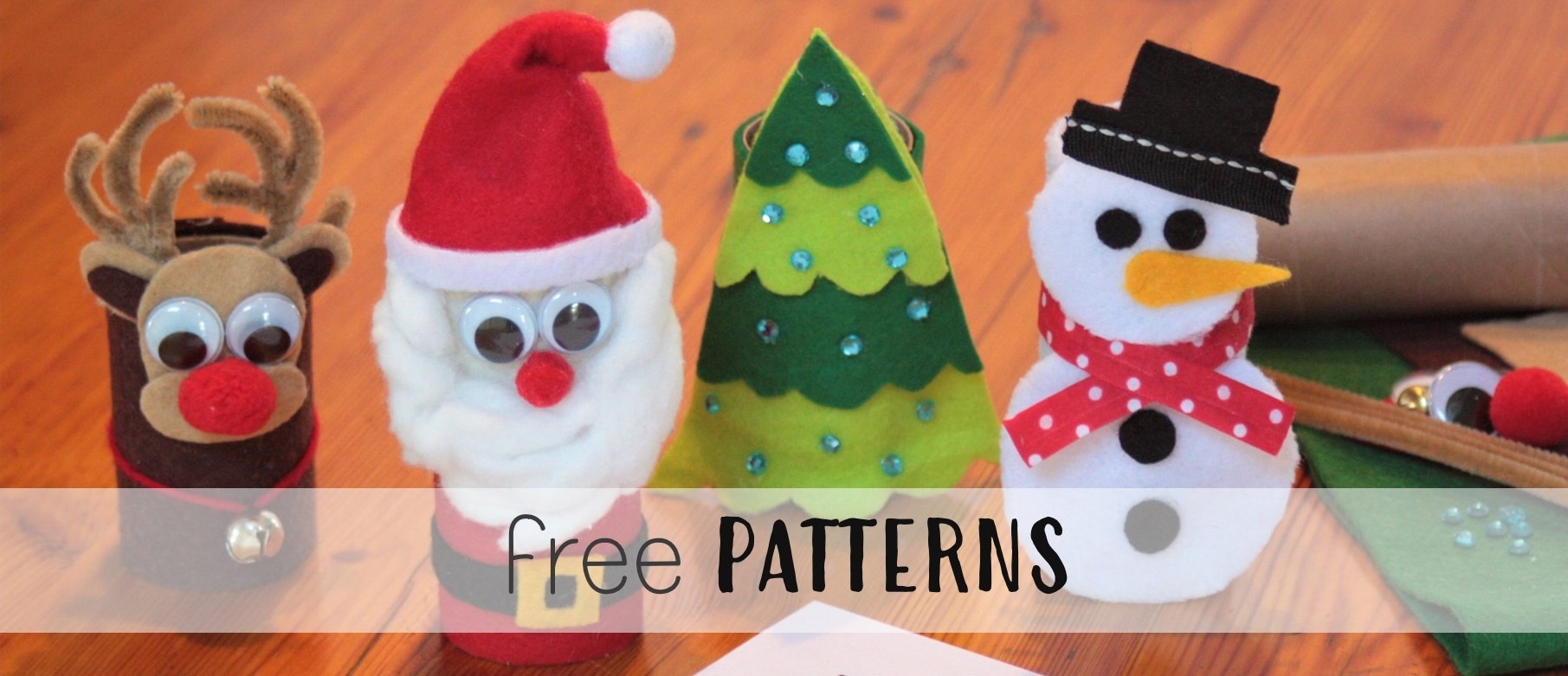 Easy & Cute Christmas Puppet Patterns – FREE - The Supermoms Club