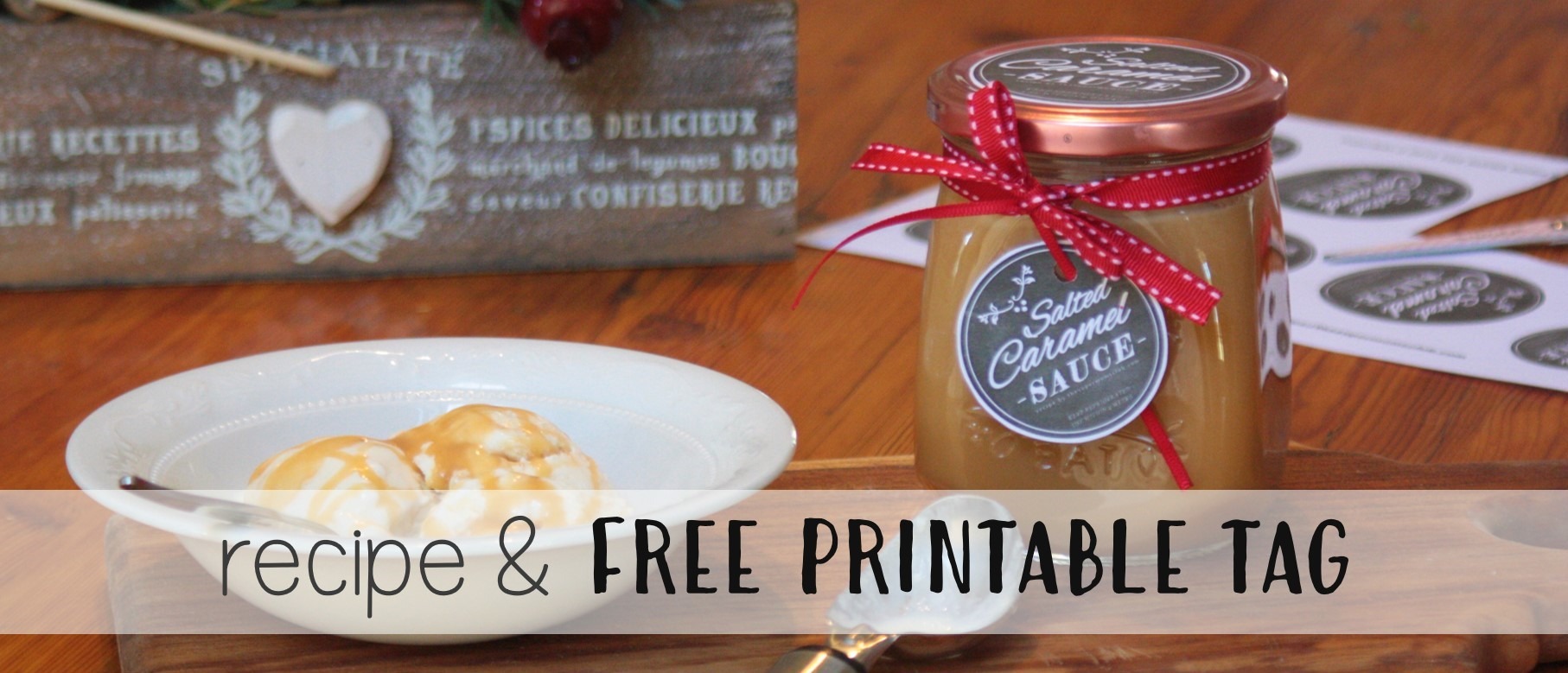 Salted Caramel Sauce Recipe & FREE Printable - The Supermoms Club