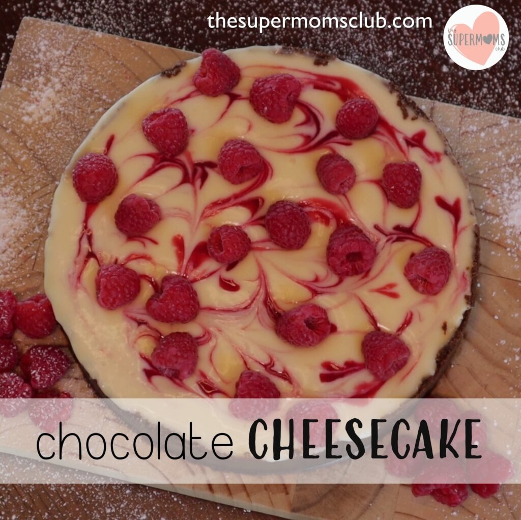 Double Chocolate Marbled Cheesecake – Easy No-Bake - The Supermoms Club